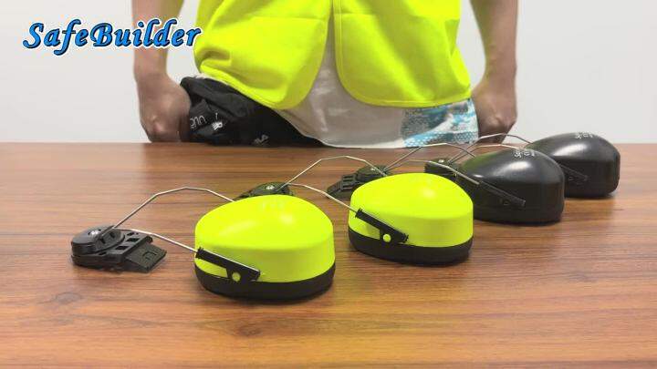 New ANSI Earmuffs Engineer Safety Helmet Ear Muff Industrial ...