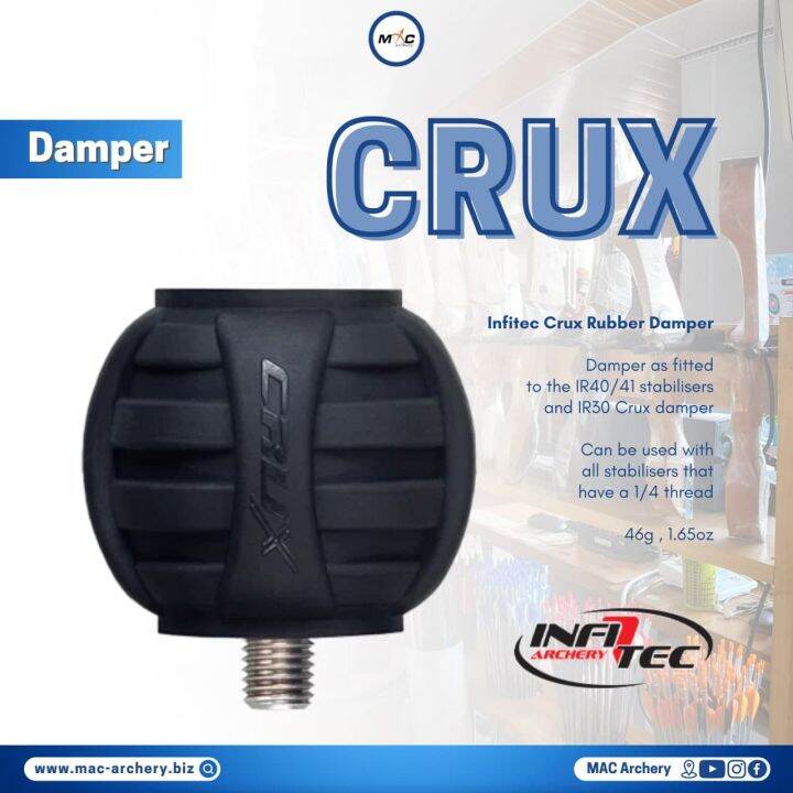 damper stabilizer Infitec Crux Rubber Damper stabilizer busur panahan ...