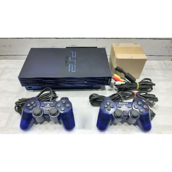 เครื่อง PS2 Limited Midnight Blue Console เล่นแผ่นก๊อปไม่ได้ เล่นแผ่น ...