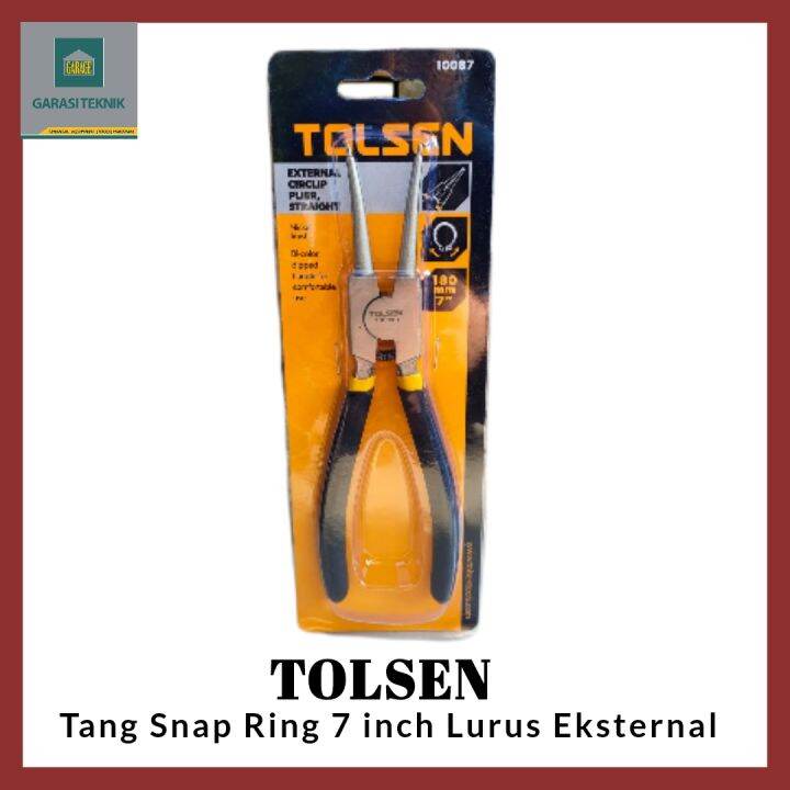 Tang Snap Ring 7 Inch Lurus - TANG LINGKARAN EKSTERNAL TOLSEN 10087 ...