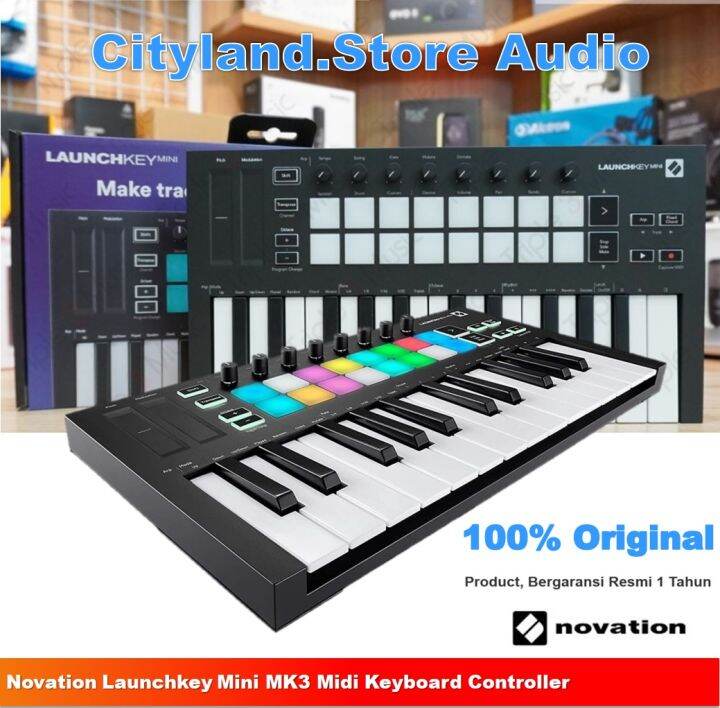Novation Launchkey Mini MK3 Midi Keyboard Controller Original | Lazada ...