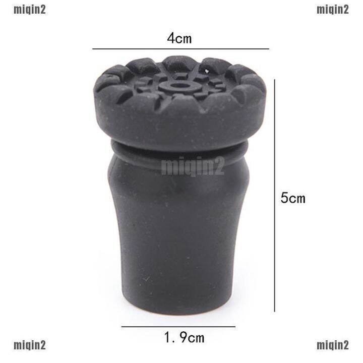 [MQ2sg] 1X walking stick end tripod cane tip self standing rubber bob ...