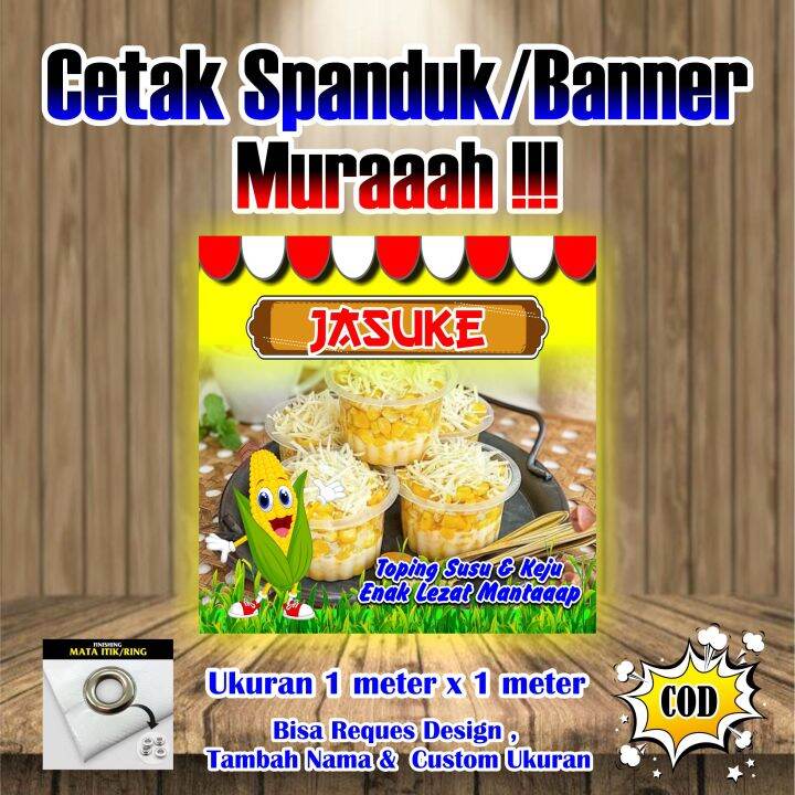 Spanduk Banner Jasuke Ukuran 1 meter x 1 meter | Lazada Indonesia
