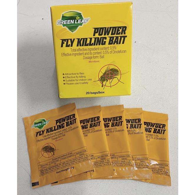 Original Green Leaf Effective Fly killing bait powder | Lazada PH