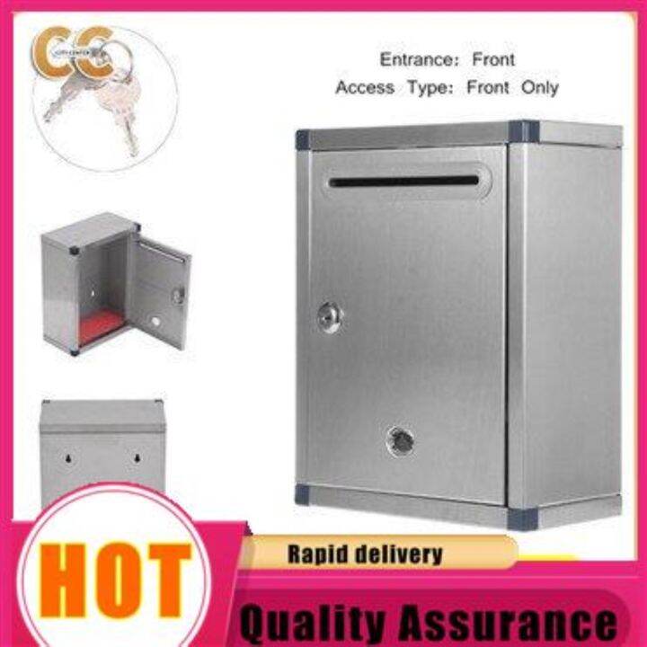 【TOP 1】Stainless Steel Mail Letter Post Storage Box Outdoor Waterproof ...