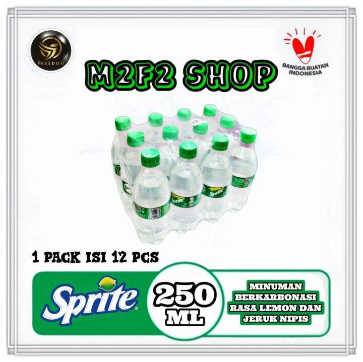 Sprite MInuman Bersoda Botol Plastik Pet - 250 ml (Kemasan Pack ...