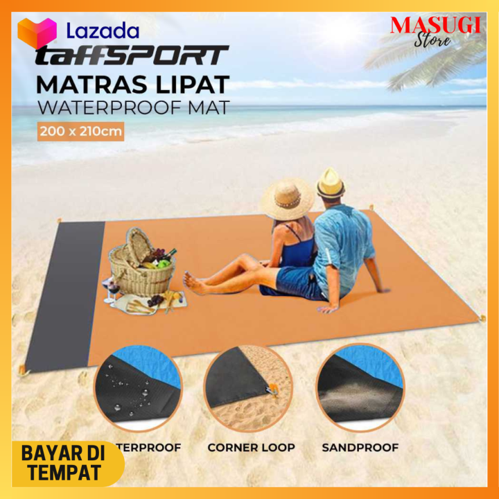 Karpet Terpal Lipat Alas Camping Outdoor Piknik Waterproof Mat | Lazada ...