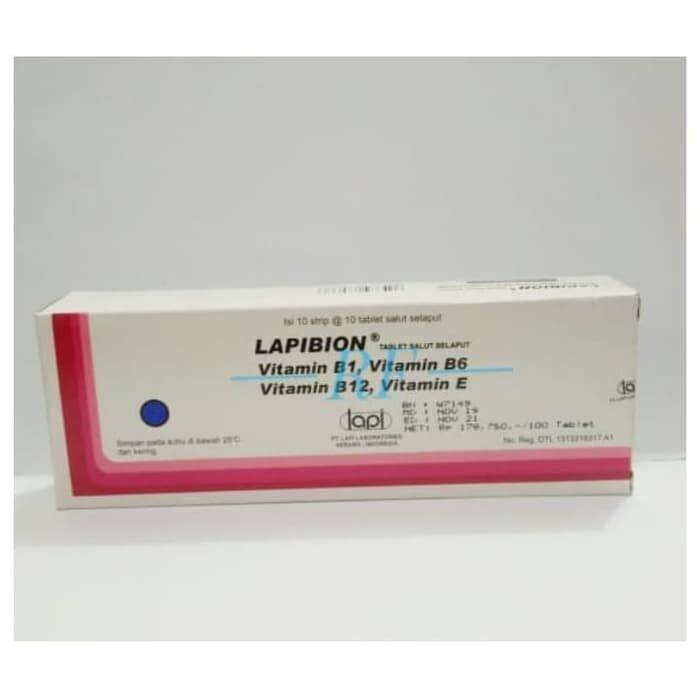 Lapibion Tablet isi 100 (Lapi) | Lazada Indonesia