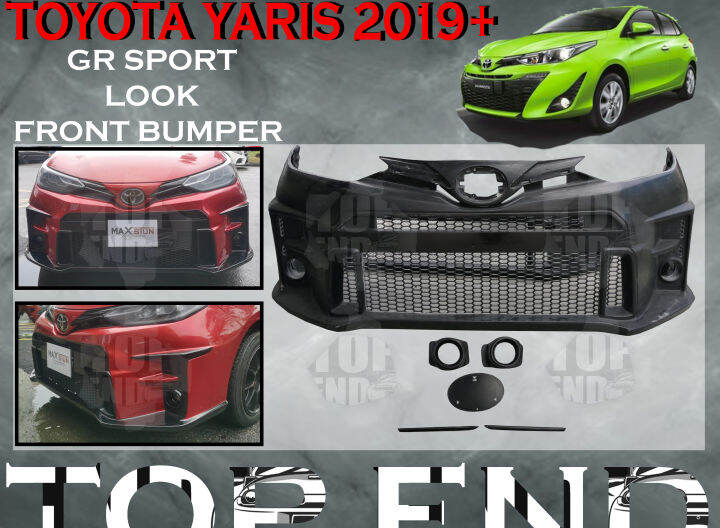 TOYOTA VIOS / YARIS 2019+ GR SPORT LOOK FRONT BUMPER (GR) FIBER BUMPER ...