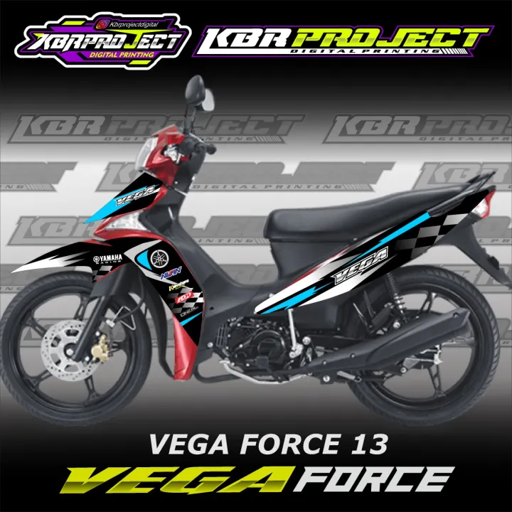 [COD]Stiker VEGA striping VEGA FORCE motor YAMAHA motor sticker variasi ...