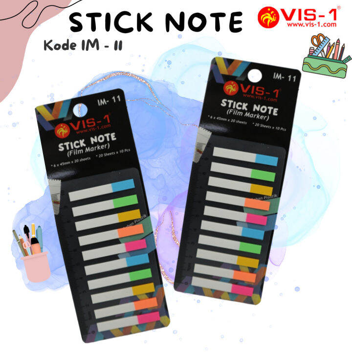 Index Memo/Stick Note Persegi Panjang IM-11 | Lazada Indonesia