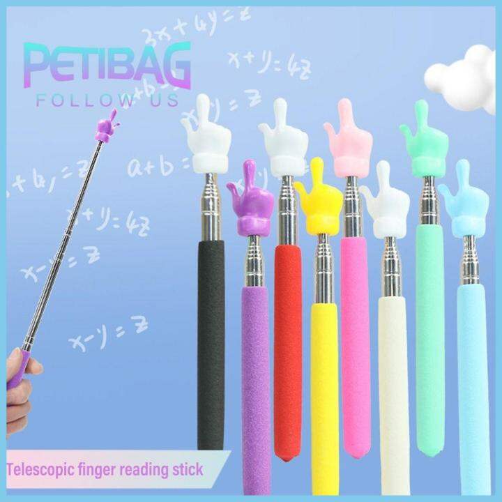 PETIBAG Retractable Stainless Steel Teaching Tools Telescopic Rod ...