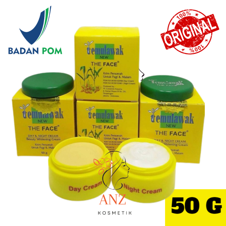 CREAM TEMULAWAK THE FACE DAY & NIGHT 50 G | Lazada Indonesia