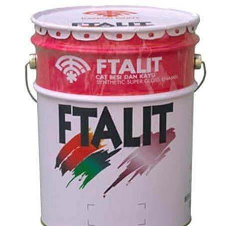 CAT FTALIT 20KG 20 KG LTR PAIL PEL DRUM BESI KAYU KANSAI PAINT ...
