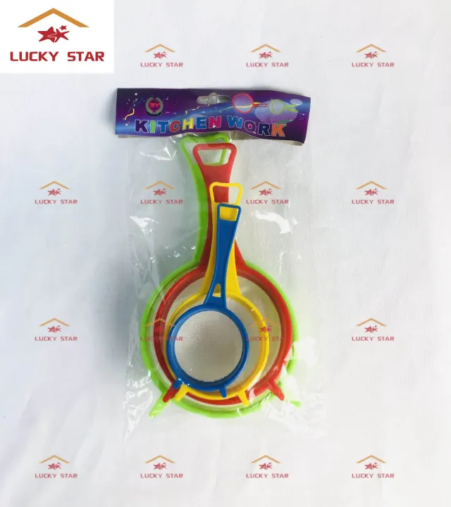 4in1 Strainer Plastic Set /Salaan Plastic Set / LUCKY STAR | Lazada PH