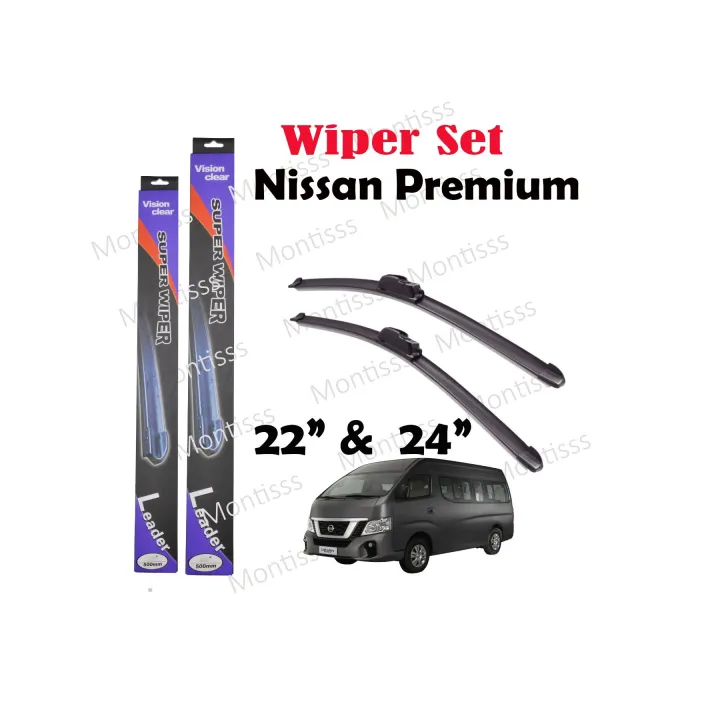 Super Wiper 22" & 24" Nissan Premium Banana Type Wiper Set | Lazada PH