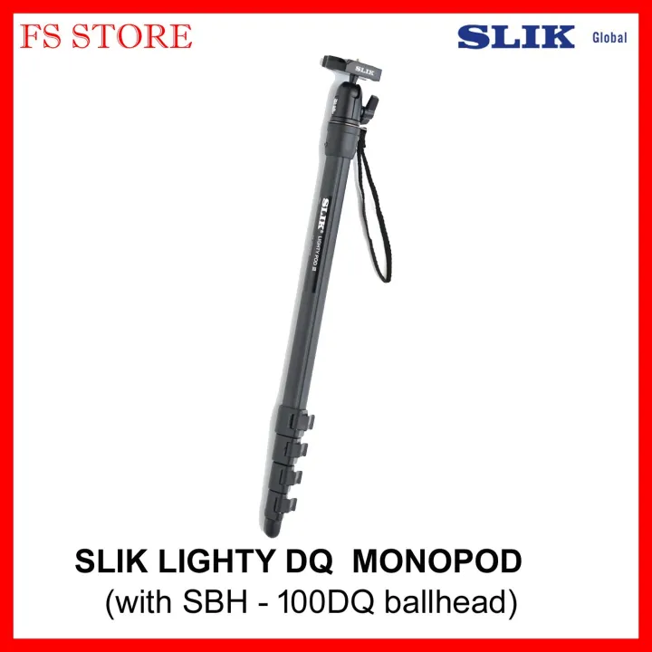 SLIK LIGHTY POD DQ MONOPOD (with SBH-100DQ ballhead) | Lazada