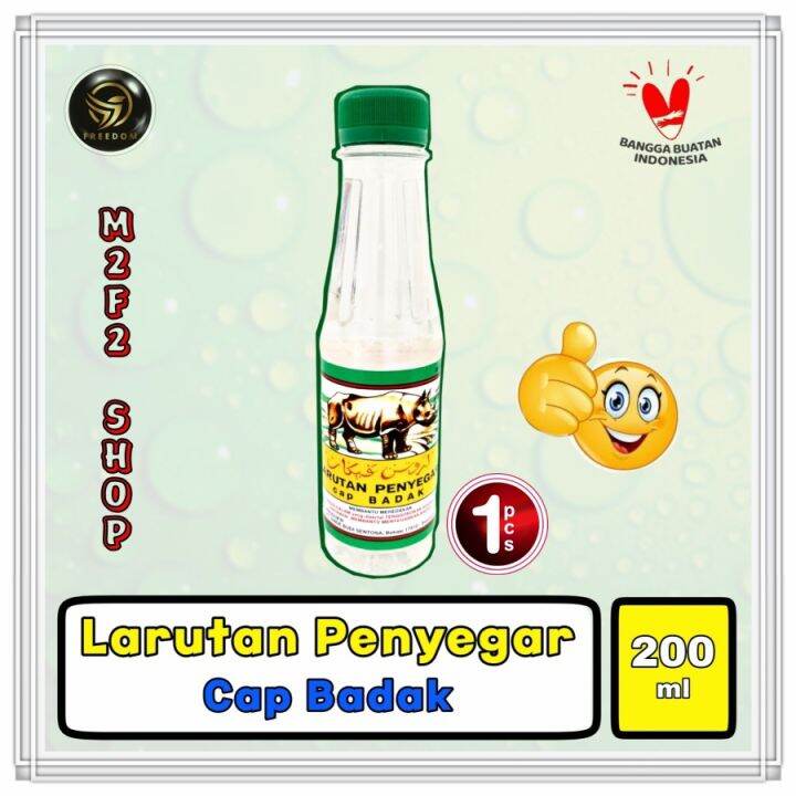 Larutan Penyegar Cap BADAK Original Botol Pet - 200 ml (Kemasan Satuan) | Lazada Indonesia