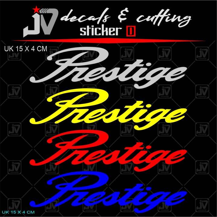 sticker prestige cutting sticker motor | Lazada Indonesia