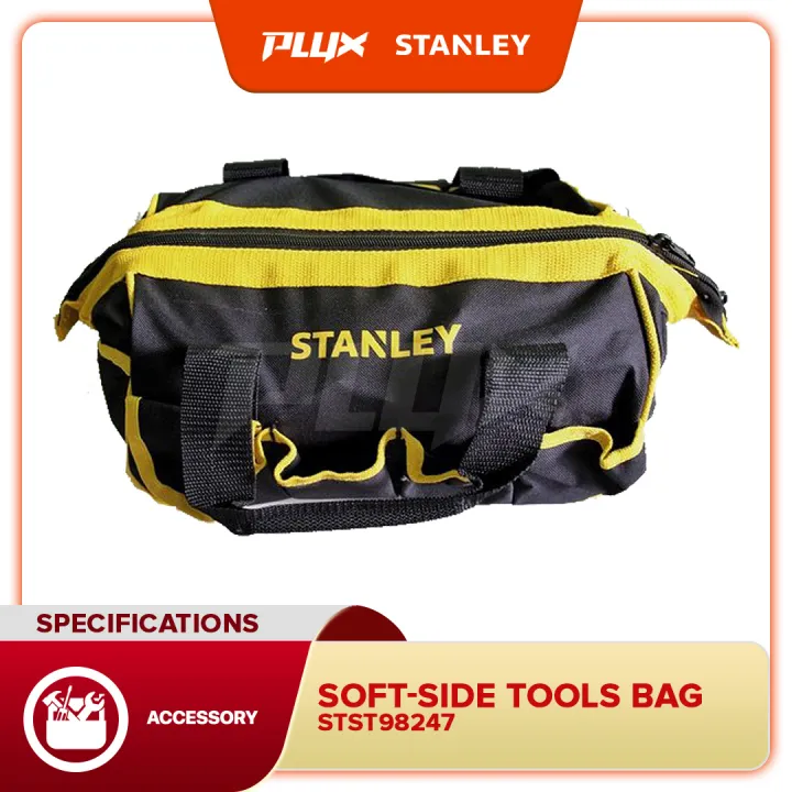 STANLEY Original 13” Soft Side Heavy Duty Tools Bag / Nail Bag ...