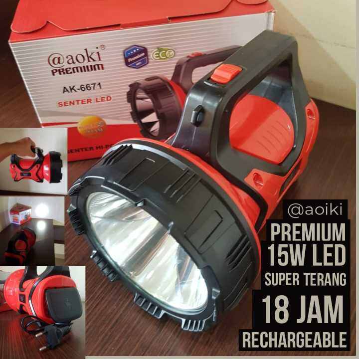 Senter 20W MATSUGI MG-6671 & Aoki Senter LED/ Senter Jumbo Premium ...