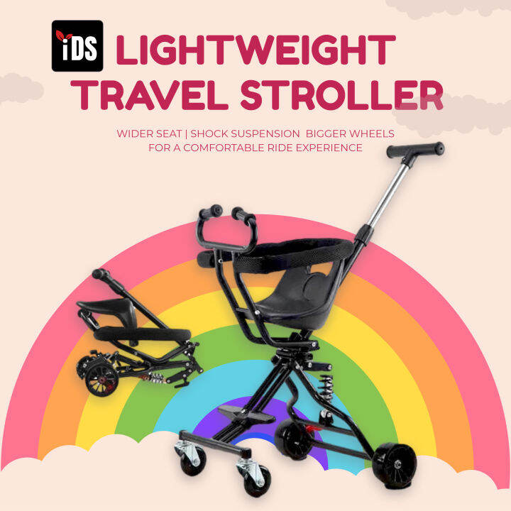 [iDS] 2022 FOLDABLE KIDS BABY STROLLER LIGHTWEIGHT TRAVEL FRIENDLY ...
