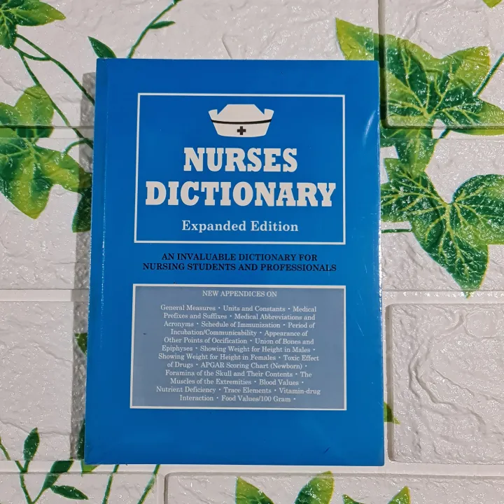 Nurses Dictionary Expanded Edition | Lazada PH