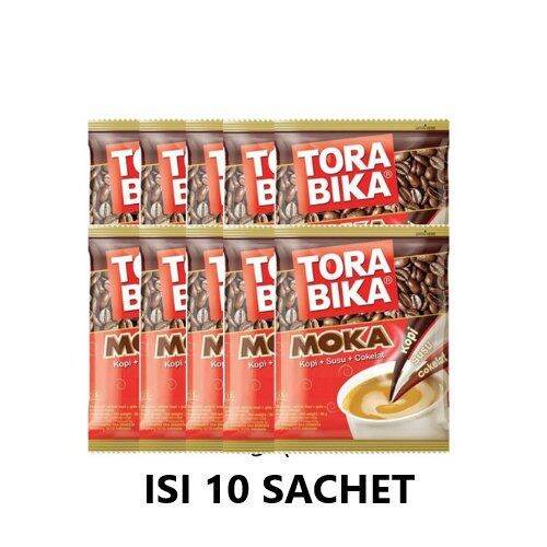 Torabika Tora Moka Kopi Susu Cokelat (isi 10 pcs) - Tora Bika | Lazada ...