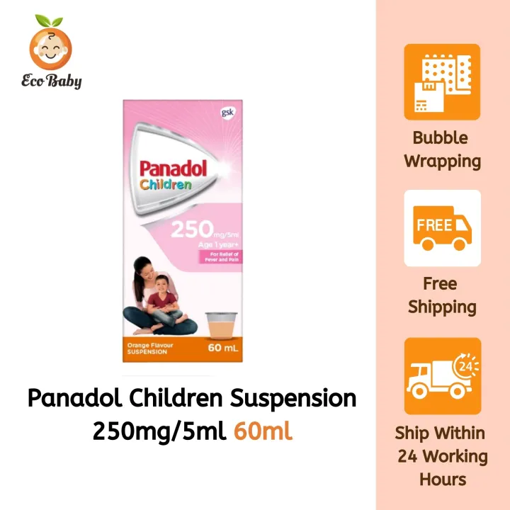 Panadol Children Suspension 250mg/5ml | Lazada