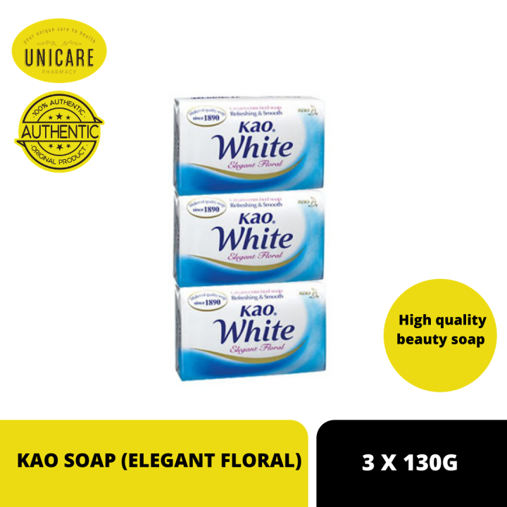KAO SOAP 3 X 130G (ELEGANT FLORAL) | Lazada
