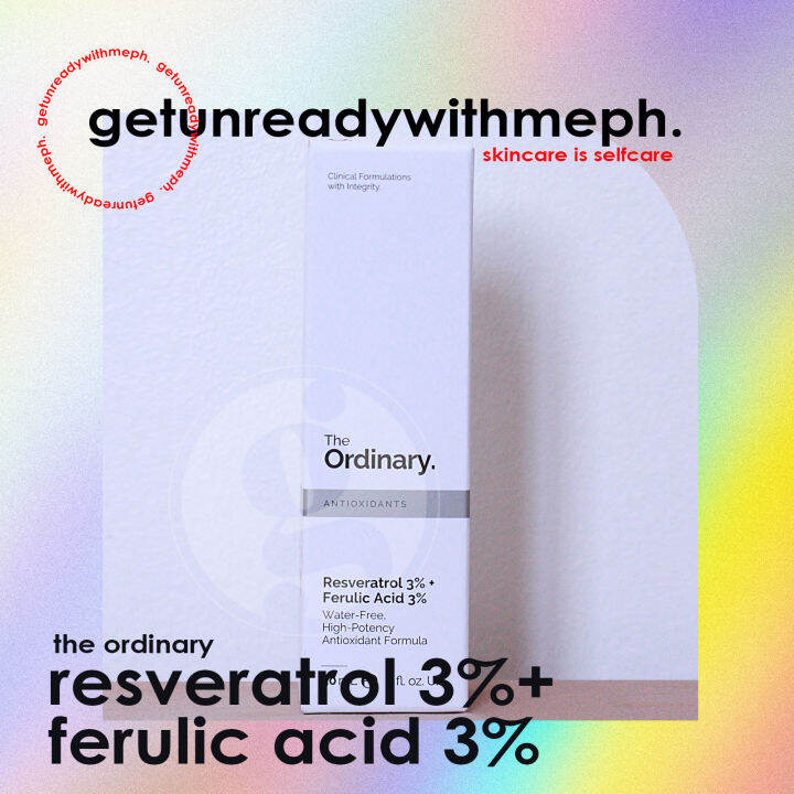 The Ordinary - Resveratrol 3% + Ferulic Acid 3% 30ml | Lazada PH