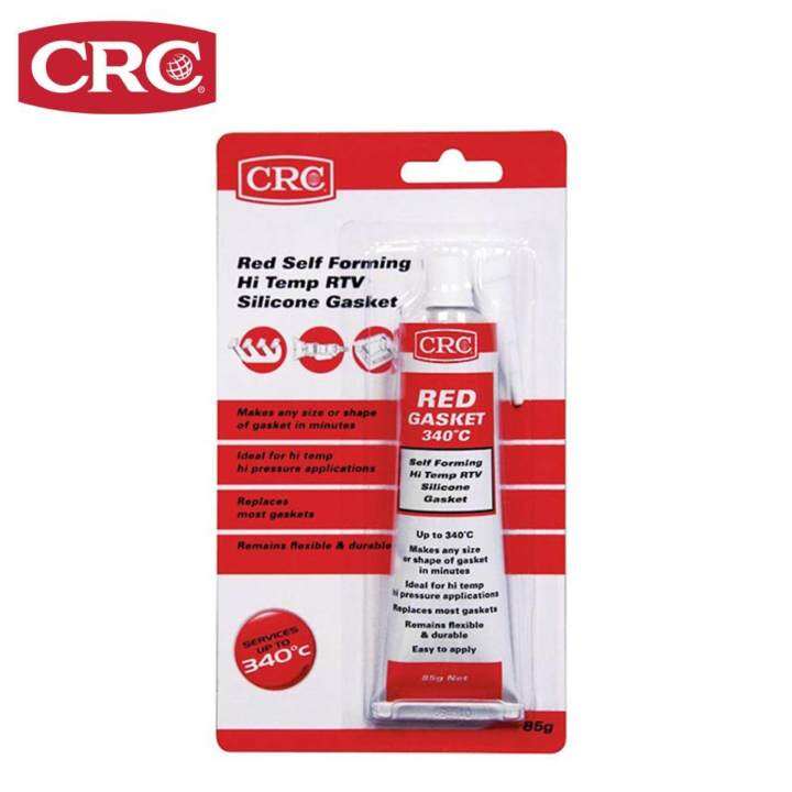 CRC RED RTV Gasket Sensor Safe กาวปะเก็นแดง ทนร้อนสูง 85 g. | Lazada.co.th