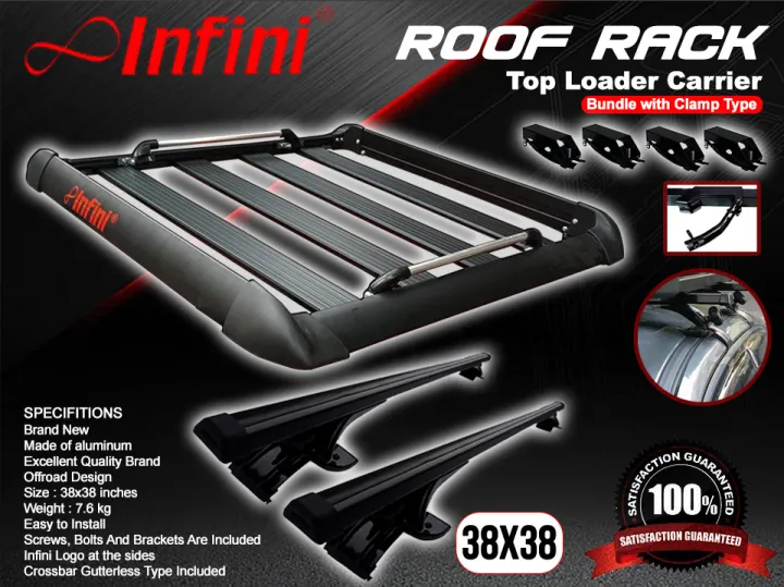 38x38 INFINI Roof Rack / Roofrack Top Load / Topload Cargo Carrier ...