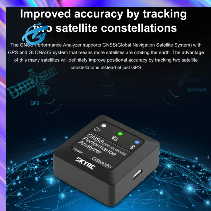 Skyrc Gsm020 Speedometer aplikasi penganalisa Gnss Performance untuk helikopter mobil kendali ...