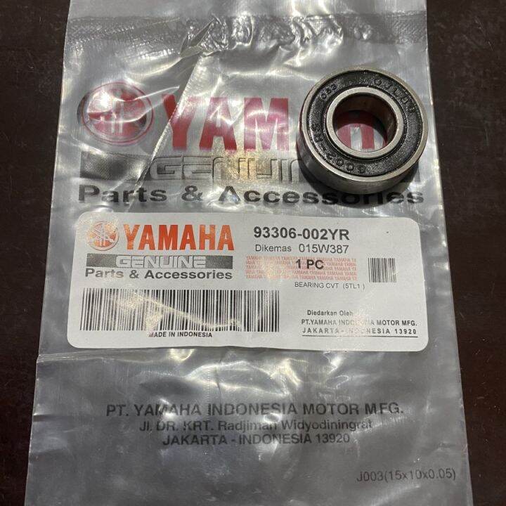 Y 6002 BEARING LAHAR LAHER MOTOR U RS 45P1 93306-002YR CVT KELAHAR ...