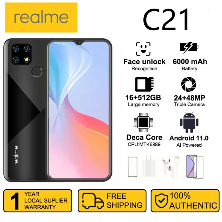 Realme C21 5G Original Full Display Smartphone Android 100% Brand ...
