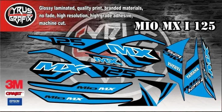 MIO MXi 125 STOCK DECALS | Lazada PH