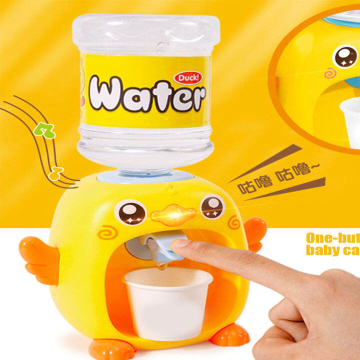 Mini Water Cooler Dispenser Cartoon Duck Mini Water Dispenser Drinking ...