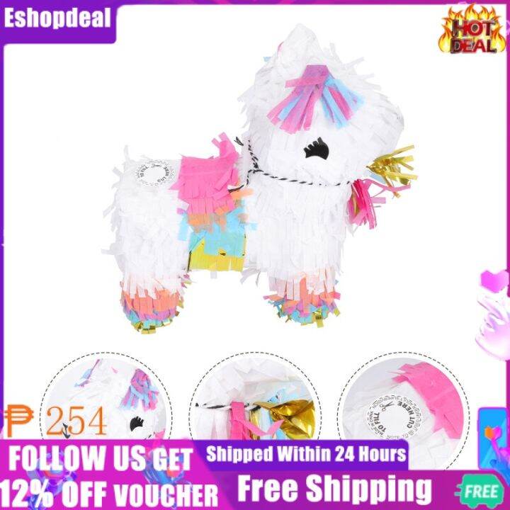 Eshopdeal【Ready Stock】Party Funny Pinata Toy Candy Holding Horse Toy ...