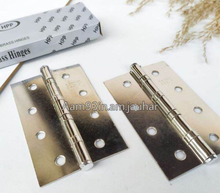 Engsel pintu HPP Jendela 4 " inch x 2,5" inchi 6,2 cm x 9,5 cm tebal 1 ...