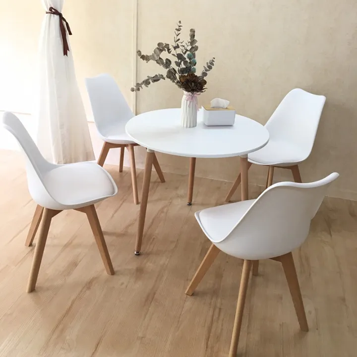 Eames Home Balcony Nordic Small Round Table Reception Negotiation Table ...