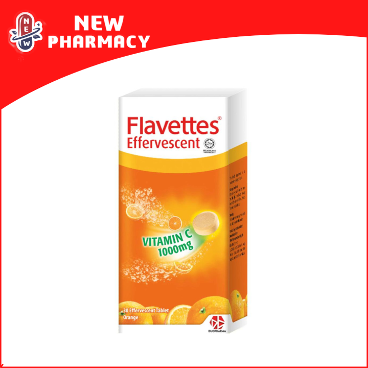Flavettes Effervescent Vitamin C 1000mg 2x15's | Lazada