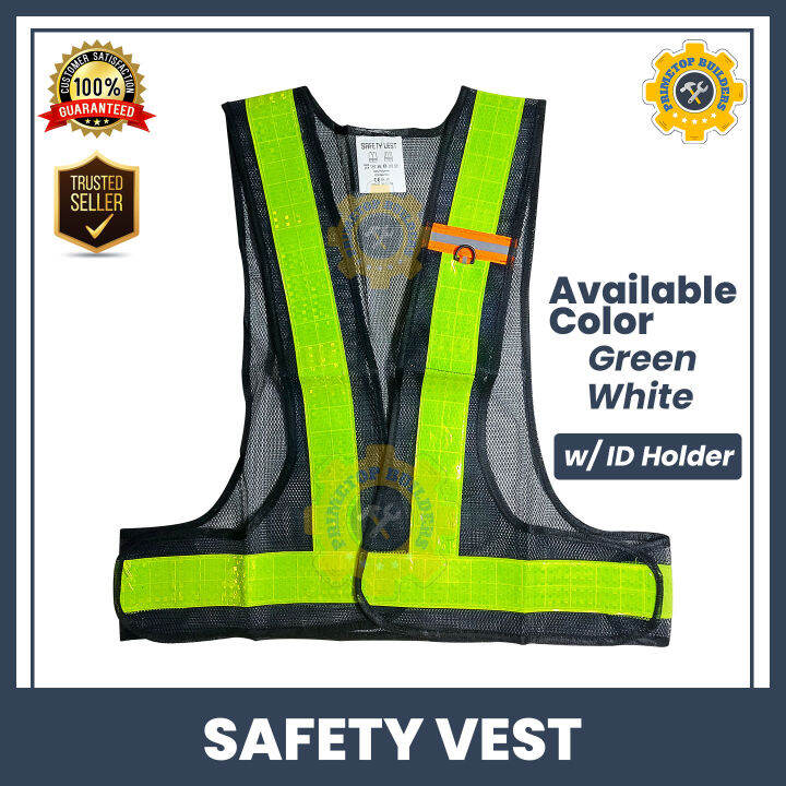 SKELETON TYPE REFLECTORIZE SAFETY VEST W/ ID HOLDER PRIMETOP BUILDERS ...