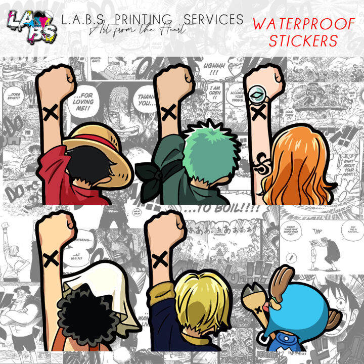 One Piece Nakama (ARABASTA ARC) Waterproof Sticker | Lazada PH