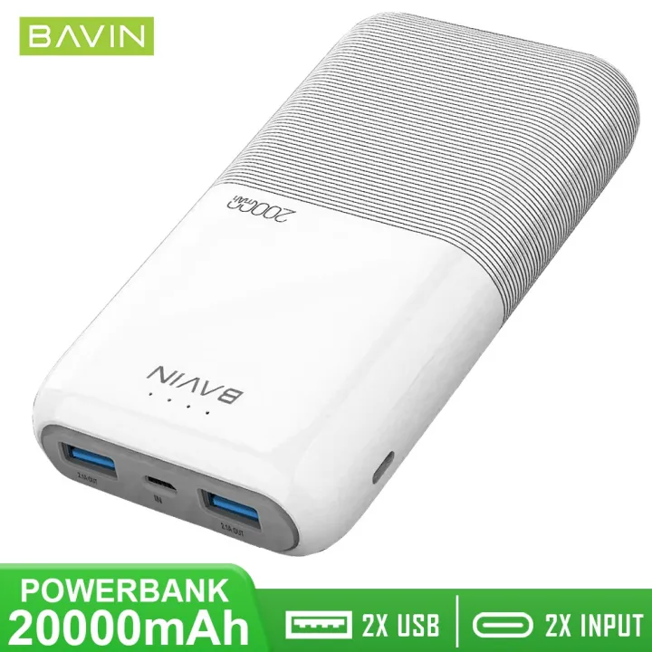 BAVIN 10000-20000mAh Powerbank w/ Universal USB Fast Charger Original ...