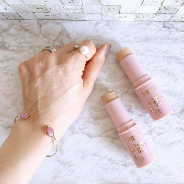 Japan CANMAKE cream muscle foundation stick/pore invisible moisturizing ...