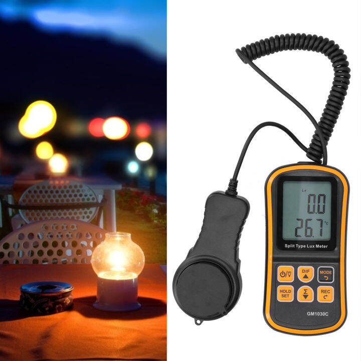 Light Meter Illuminometer High Accuracy Automatic Range Portable ...