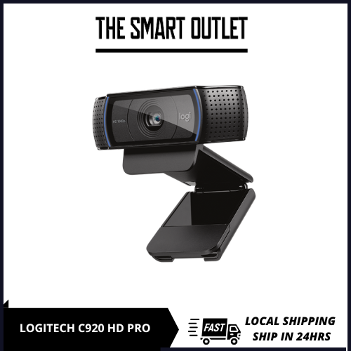 Logitech C920 HD PRO WebCam Full HD 1080p video calls with stereo audio ...