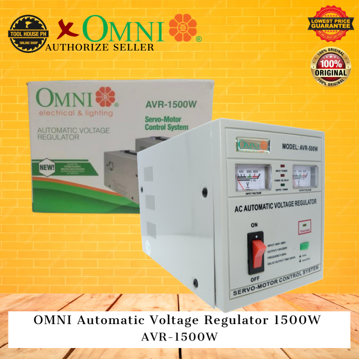 OMNI Automatic Voltage Regulator 1500W AVR-1500W | Lazada PH