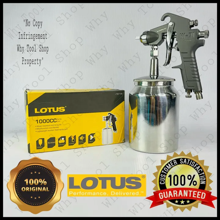 LOTUS Spray Gun 1000CC 2MM 60PSI | Lazada PH